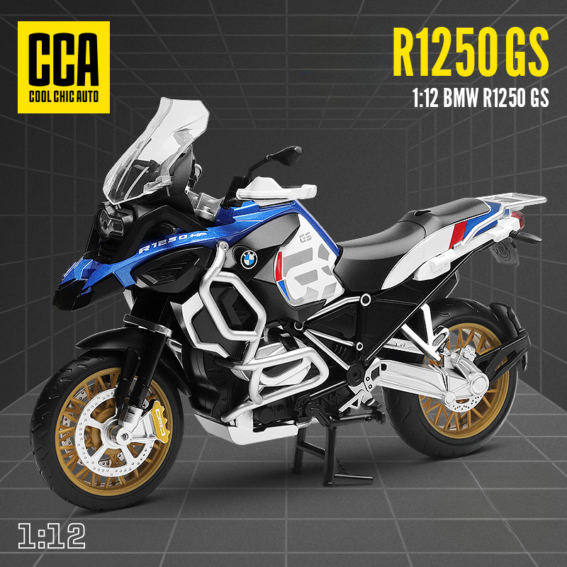 CCA 1:12 Scale Motor BMW R1250GS Alloy Diecast Motorcycle Model ...