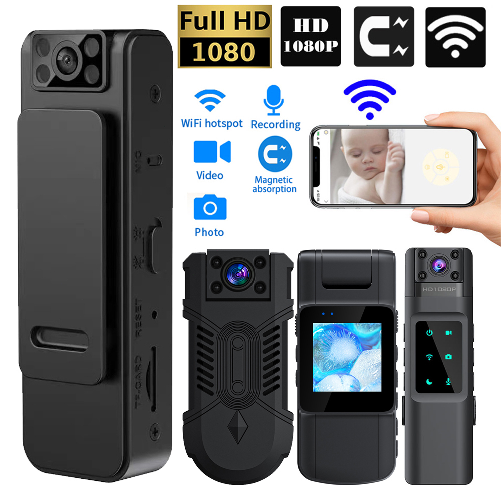 Magnetic Mini Wifi Camera Portable Micro Video Camcorder Body Cam ...
