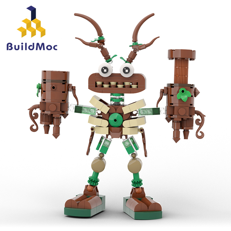 Buildmoc My Singing Monsters model Wubbox robot Building Blocks ...