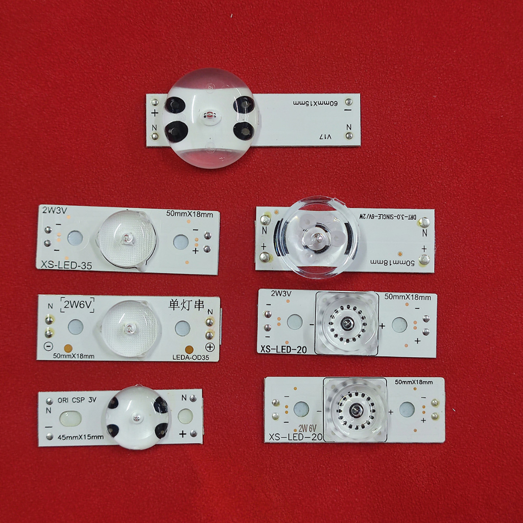 10pcs Single bead 3v 6v 32-65'' LED TV Backlight Replacement Round ...
