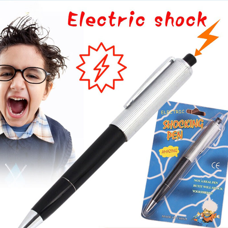 Electric Shock Pen Joke Funny Tricky Toy Practical Joke Gag Prank Funny ...