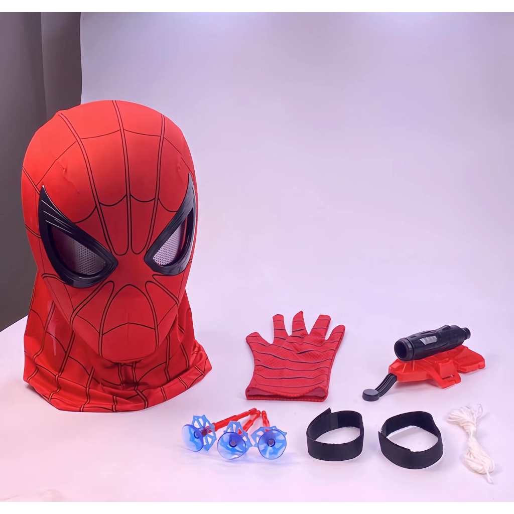 Spider Man Cosplay Mask Spider-Man Full Head Hood Superhero Costume ...