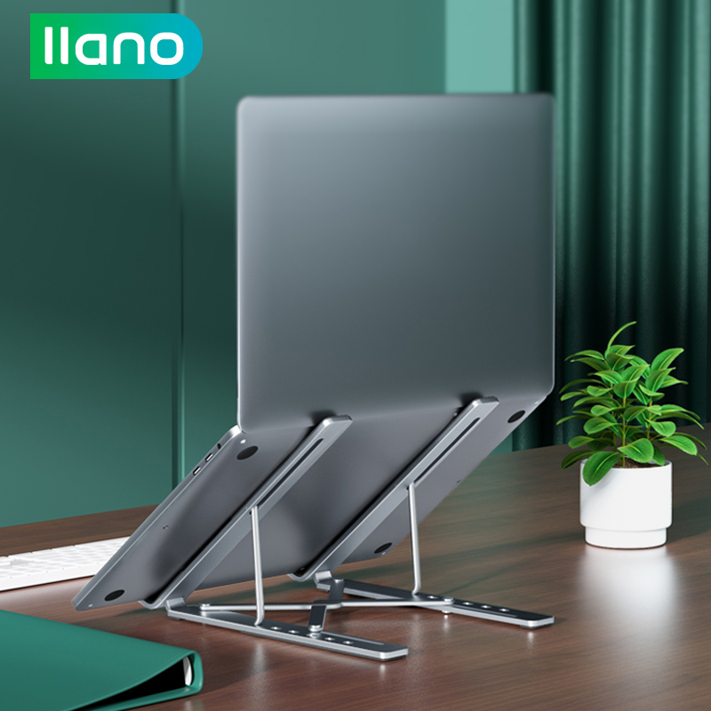 Llano Aluminum Alloy Adjustable Laptop Stand with Heat-Vent Portable ...