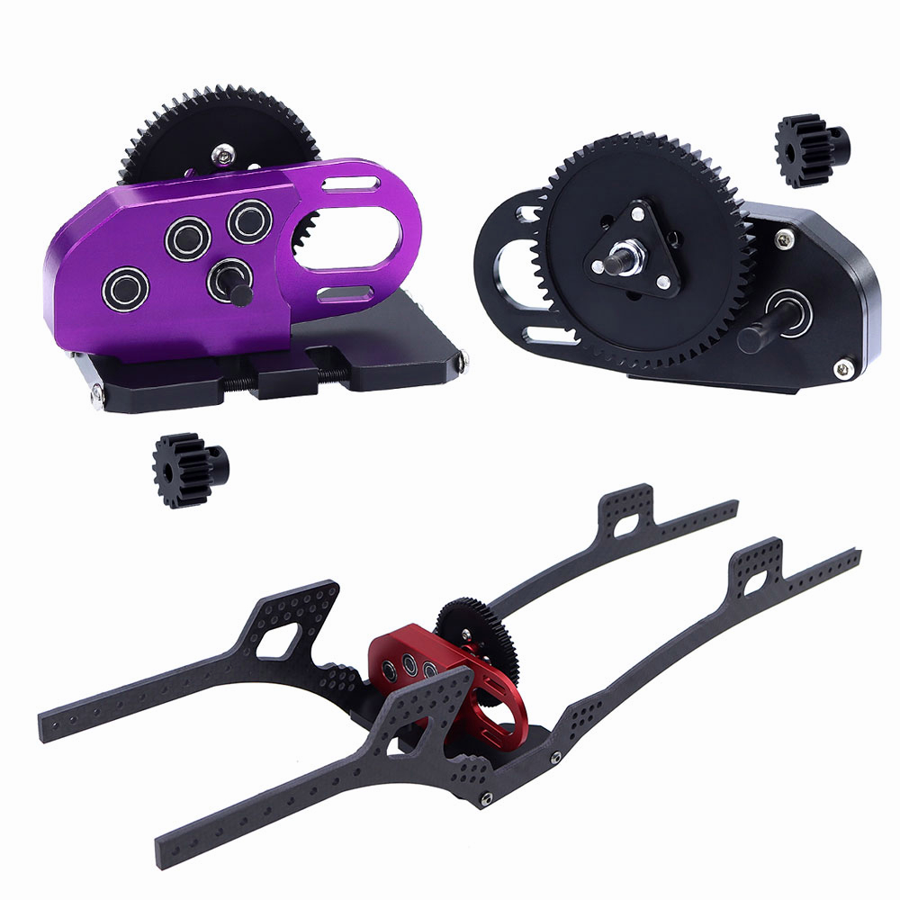 2Low Metal Overdrive Gearbox Transmission Carbon Fiber LCG Chassis ...