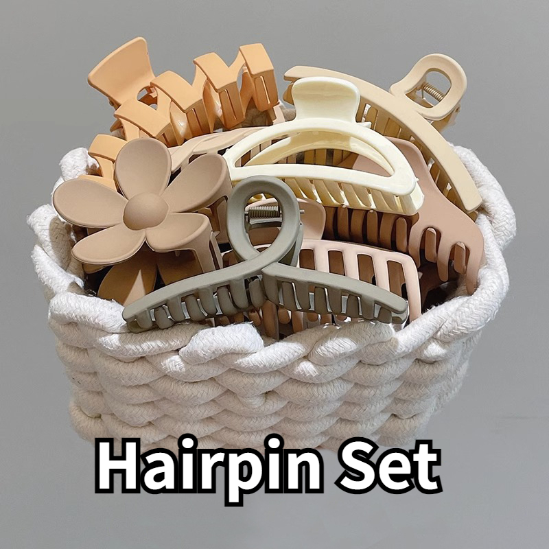 4PCS Hot Sale Hairpin Women's Back Head Shark Clip Grab Clip Hairpin ...