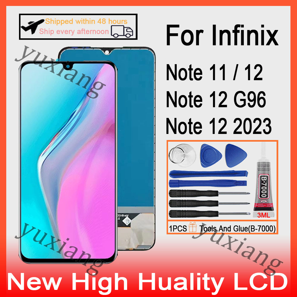Original AMOLED Infinix Note 11 12 G96 X670 Note 12 2023 X676C LCD ...