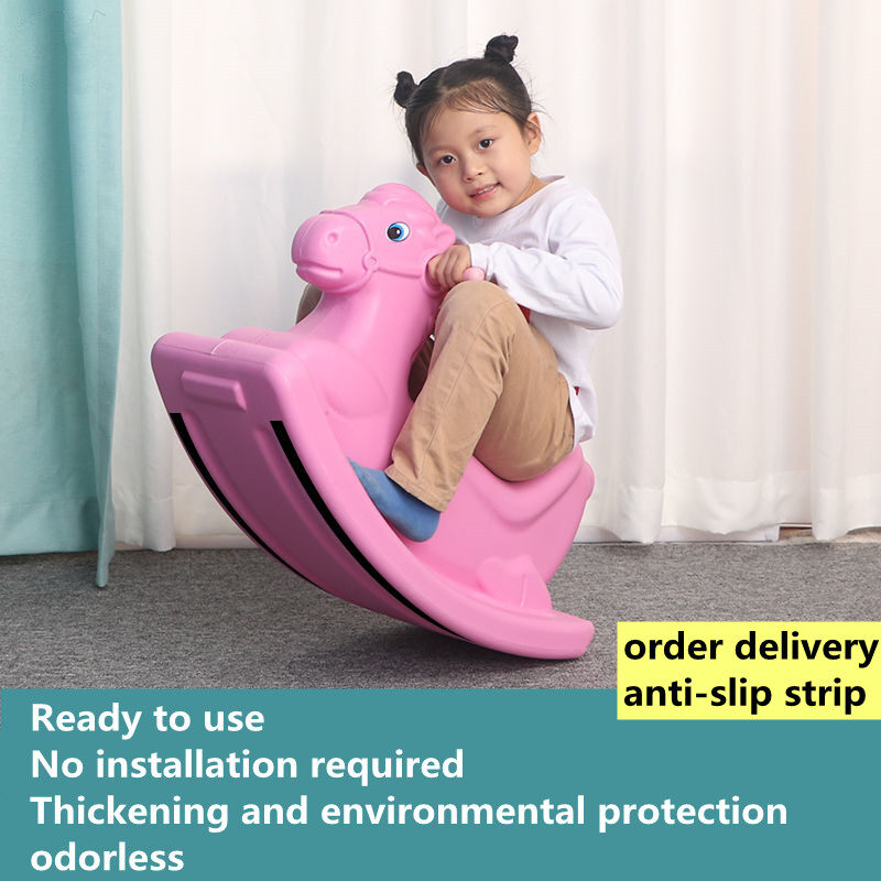 rocking horse Trojan rocking horse kindergarten children monochromatic ...