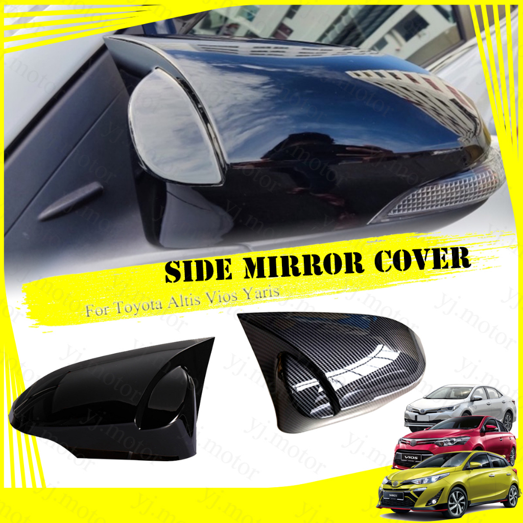 For Toyota Vios Yaris Side Mirror Cover Corolla Altis Side Review ...