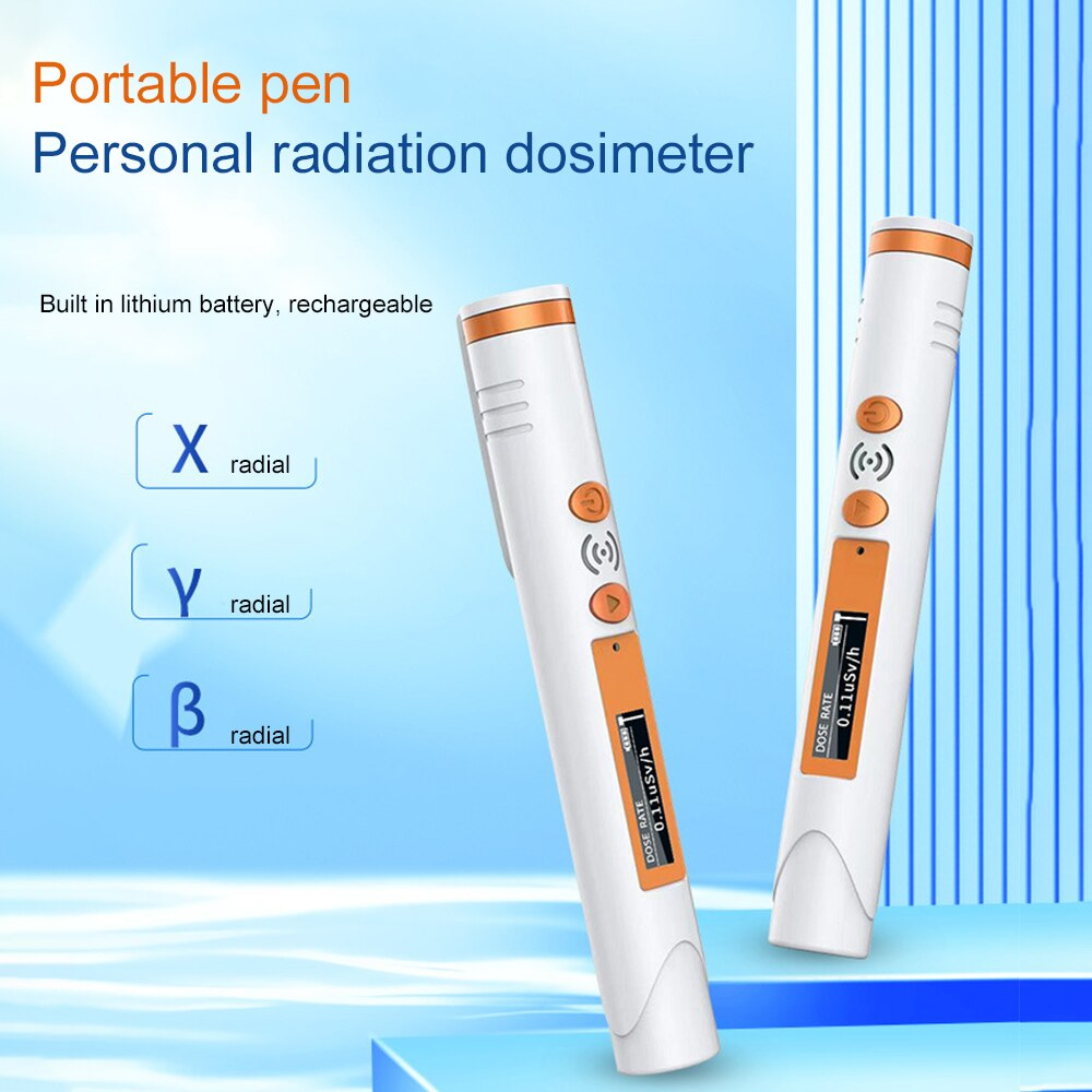 Pen-Type Geiger Counter Nuclear Radiation Detector Personal Dosimeter ...