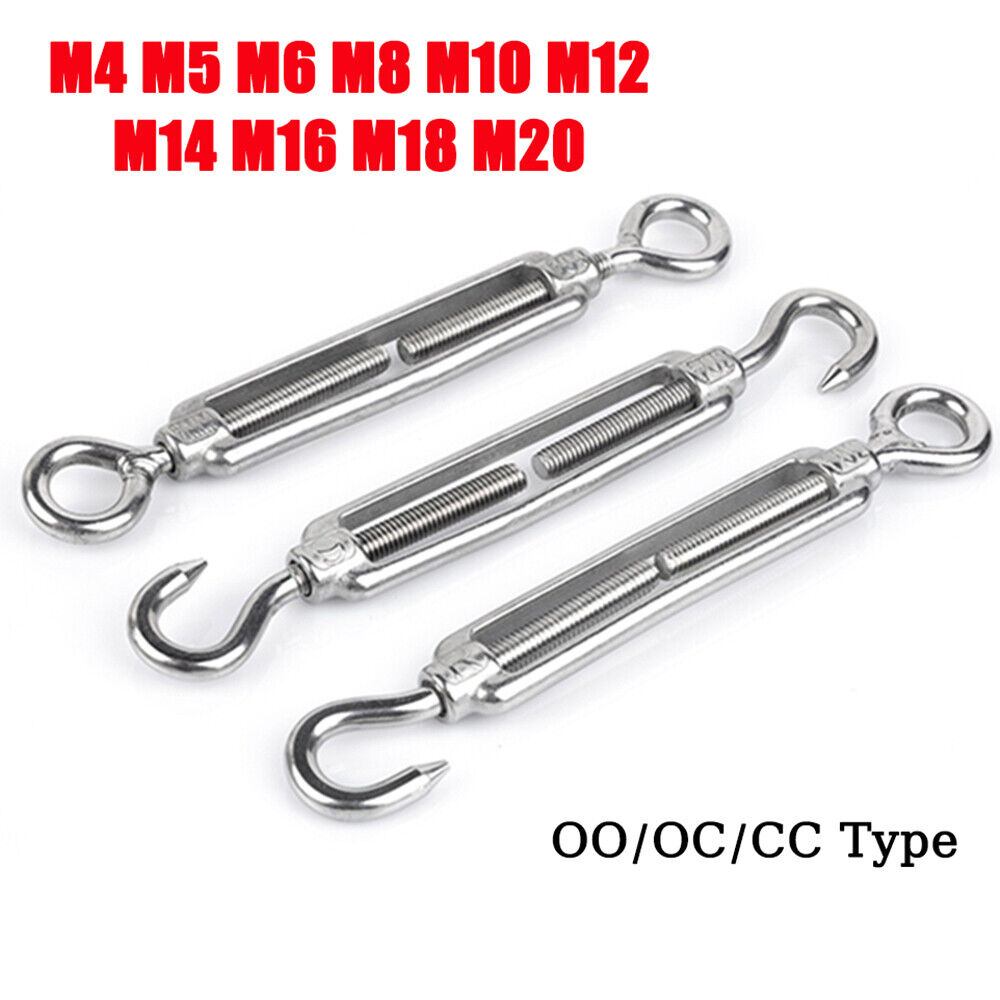 M4~M24 Flower Basket Screw Tightener 304Stainless Steel Tension Bolt ...