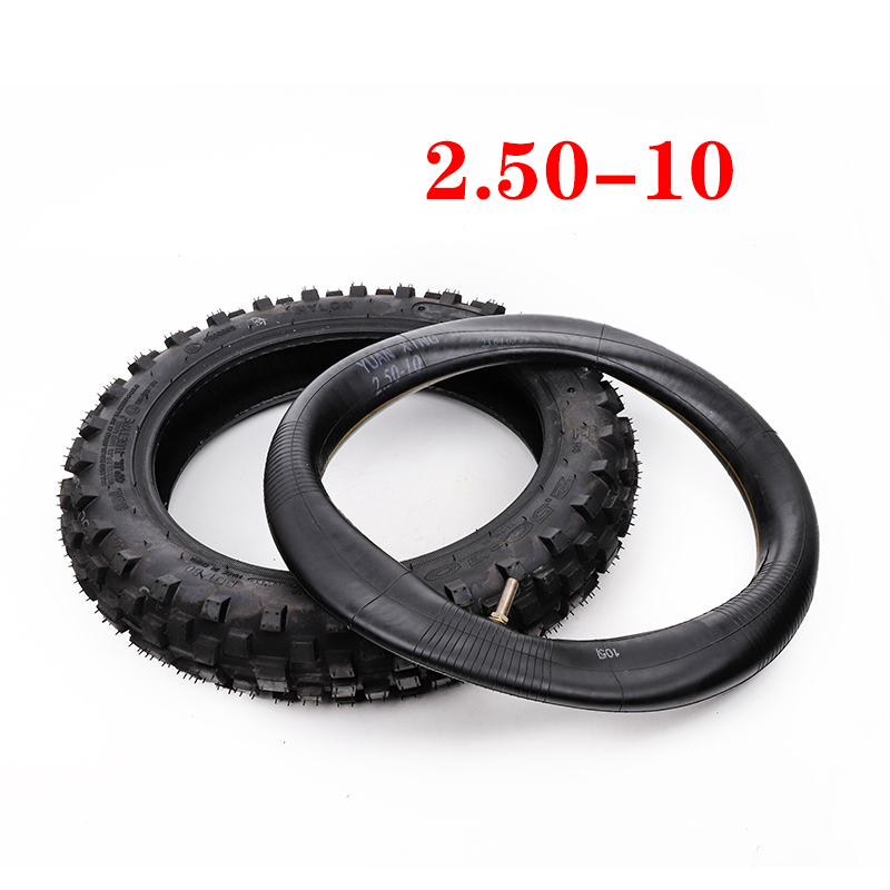 2.50-10 Tire tyre tayar with inner tube pocket bike mini bike dirt bike ...
