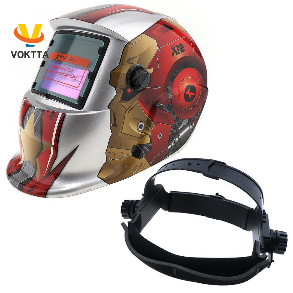 VOKTTA Random Art / Black ABB Auto Darkening Welding Helmet Welding ...