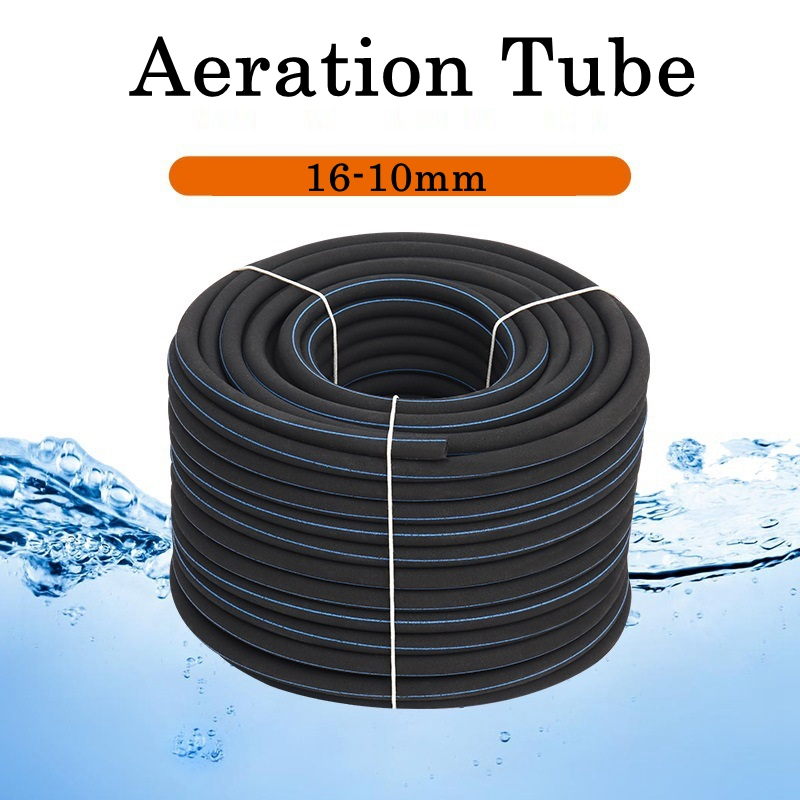5M Fish Pond Aeration Tube 16*10mm Increase Oxygen Tube Aquaculture ...