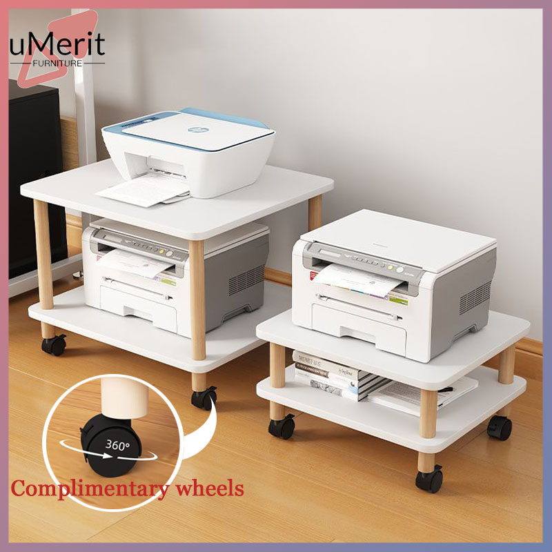 Printer Shelf Floor Multi-Layer Fax Machine Bracket Mobile Table ...