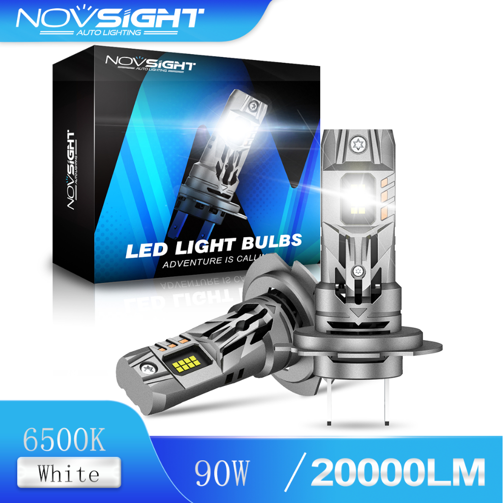 Novsight In-Line N63 H7 car LED Headlight 1:1 Design Halogen-like lamp ...