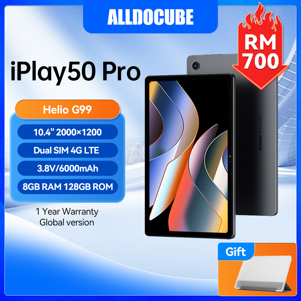 World premiere Alldocube iPlay50 Pro 10.4inch 2K Tablet Helio G99 Android13 8GB RAM 128GB ROM ...