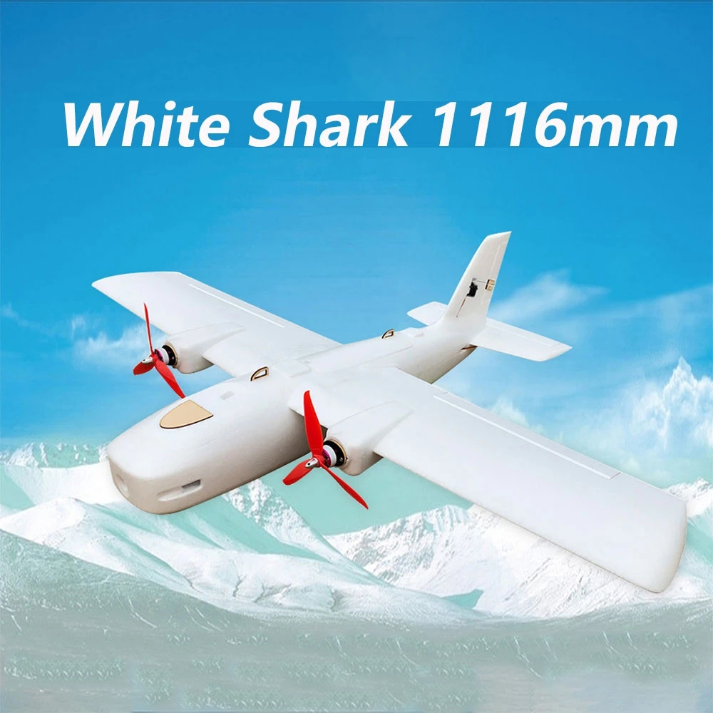 DF Great White Shark Wingspan 1116mm FPV Flying Wing EPP Foam Twin ...