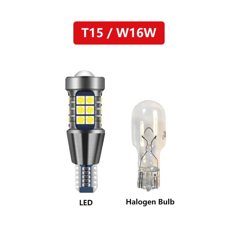 【1PCS】27LED Car LED Reverse Light Bulb Flash & Non Flash T15/W16W T20 ...
