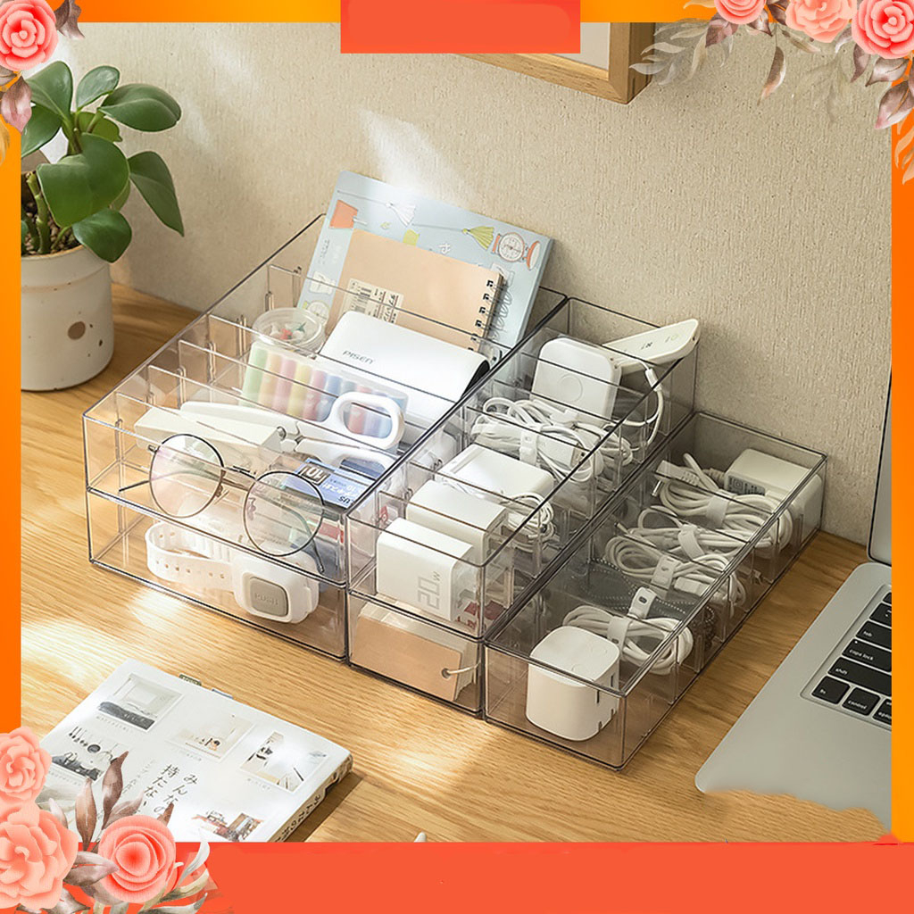 Cable Management Organize Storage Box Modern Rectangle Box Office ...