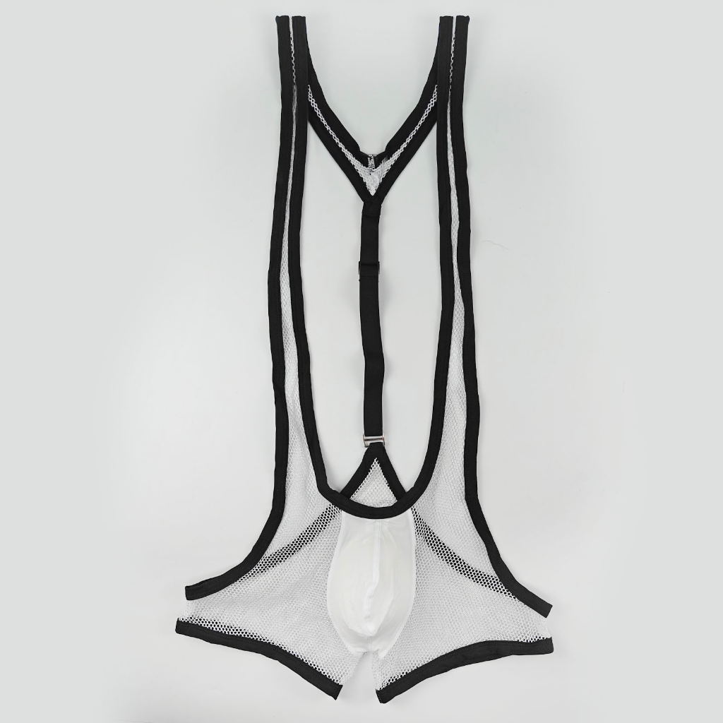 Mens Jumpsuits Wrestling Singlets Leotard Underwear Pouch Jockstrap ...