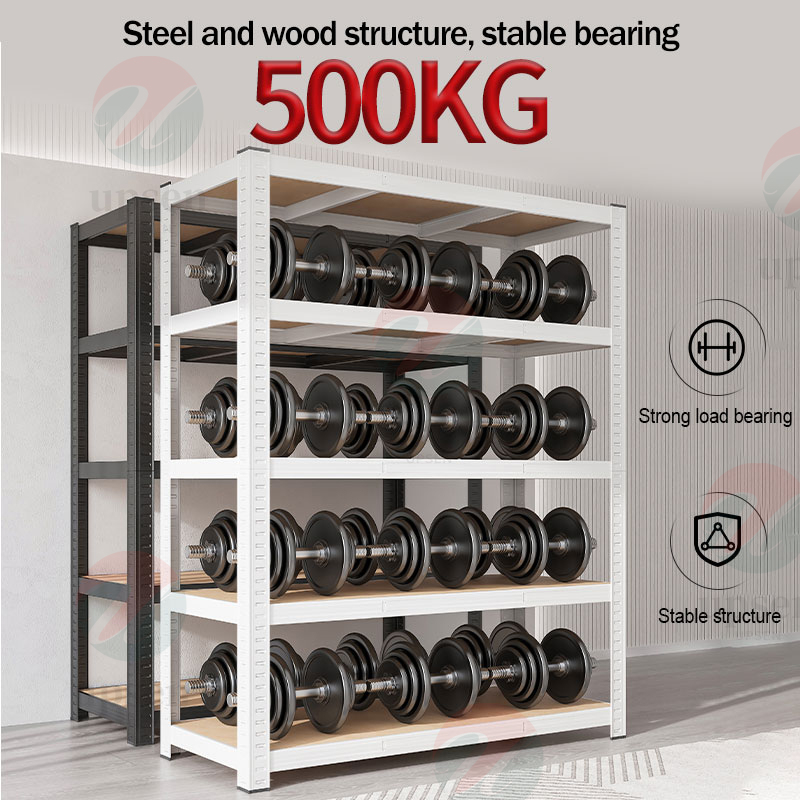 UPSEN 4/5 Tier Metal Boltless Rack Home kitchen Store Storage Rack ...