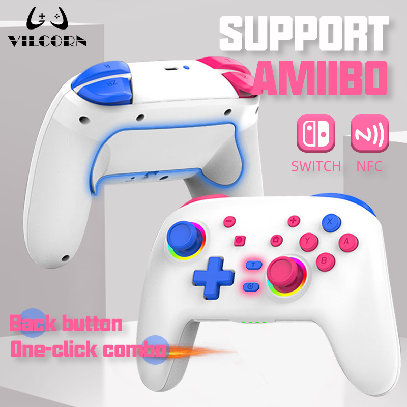 VILCORN Wireless Nintendo Switch Pro Game Controller Joypad for ...