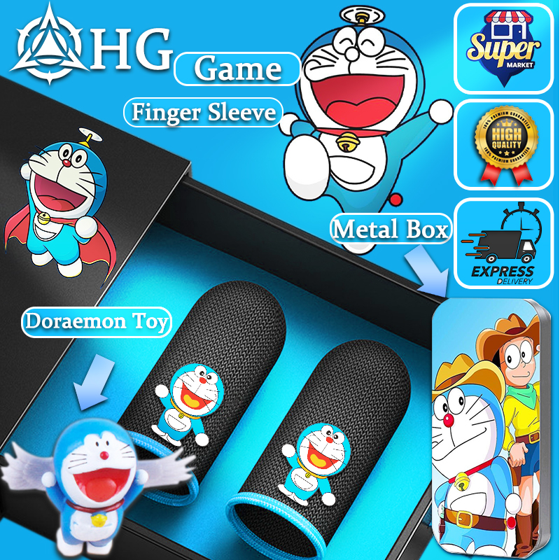 【Doraemon Toys】HG Doraemon 21-PIN Finger Sleeve Gaming Superconducting ...