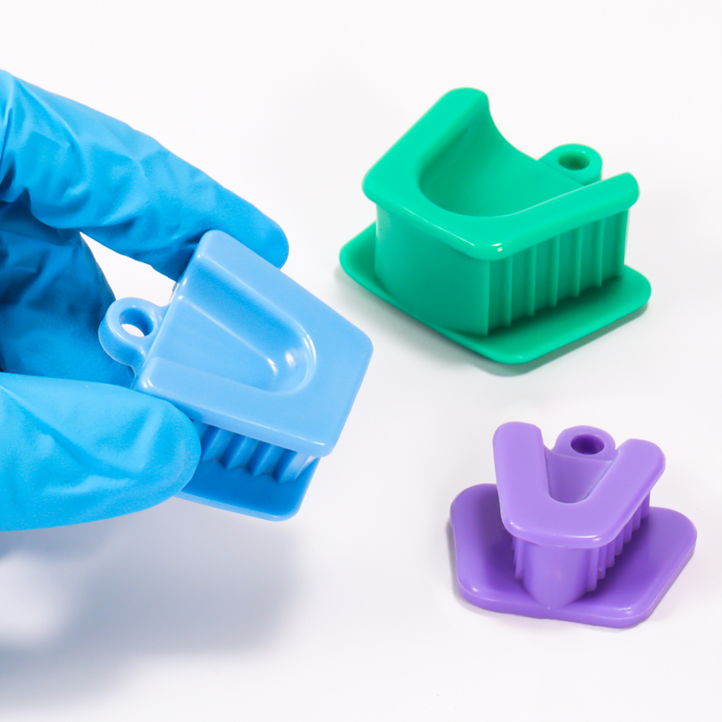 3 Pcs/Set Dental Oral Silicone Mouth Prop Bite Blocks Latex Free Cheek ...