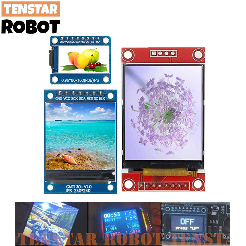 TFT Display 0.96/1.3/1.8 Inch IPS TN 7P SPI HD 65K Full Color LCD ...