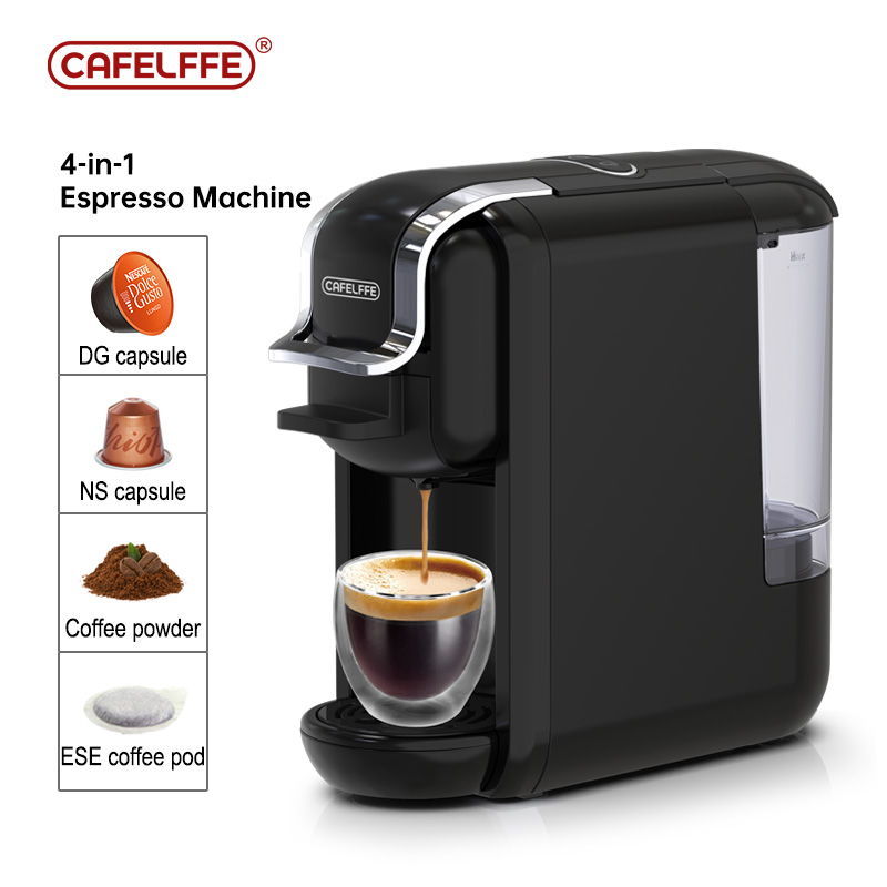 Cafelffe 4In1 & 5 In 1 Nespresso Coffee Machine Hot/Cold Coffee Maker ...