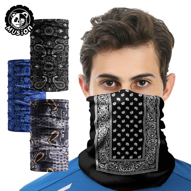 Musion Elastic Paisley Buff Bandana Fashion Sarung Muka Rider Men SPF ...