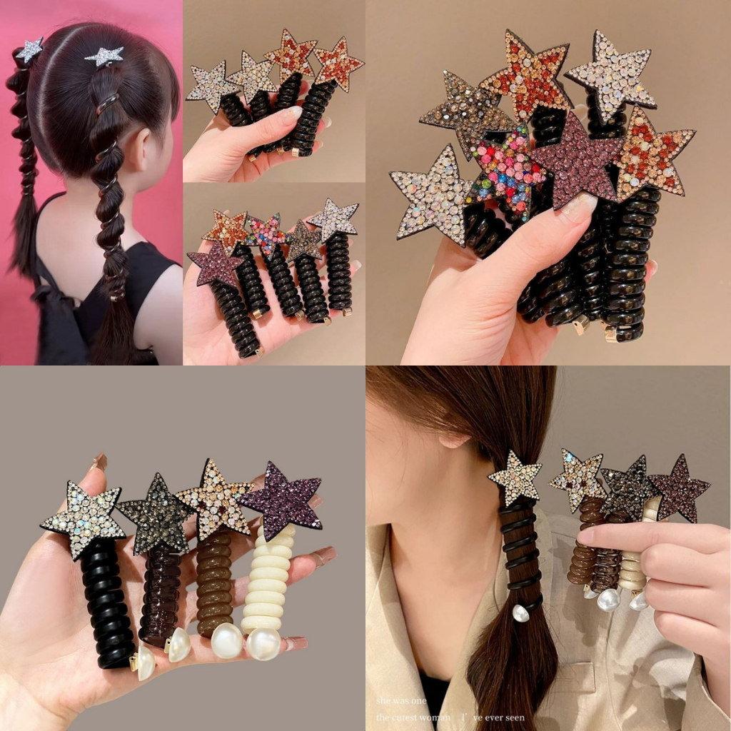 [Magpie] braided hair twist curly hair accessories children's hair rope ...