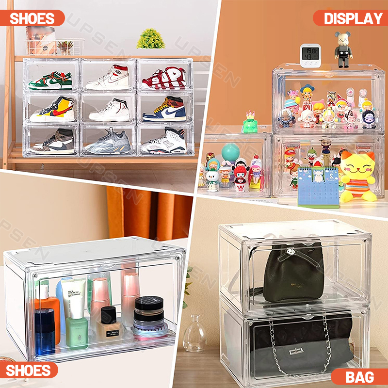 Fully Transparent Bag Popmart Figures display Box Nendoroid Storage Box ...