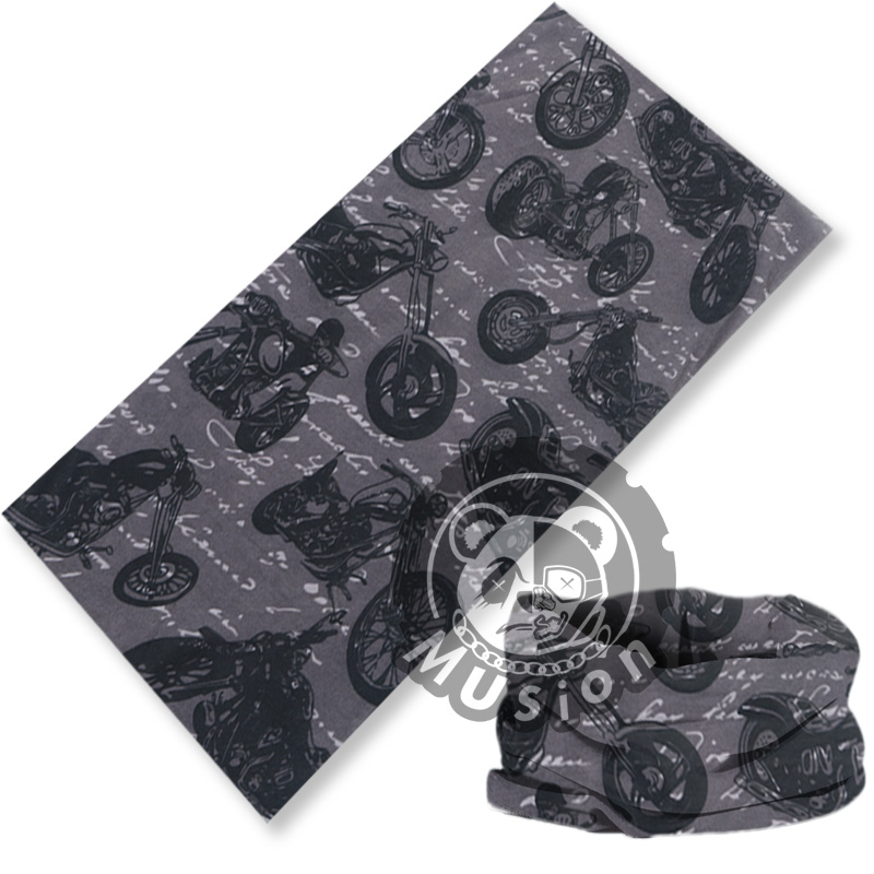 Musion Classic Black Face Mask SPF 30 Head Scarf Penutup Muka Rider ...