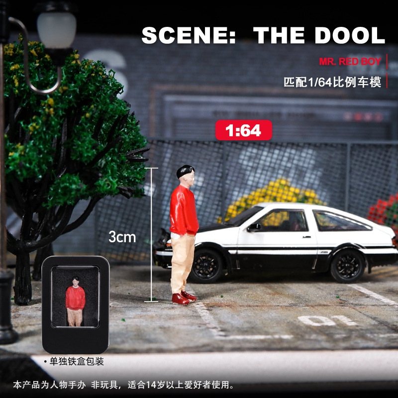 1/24 Diorama Figure Model Outdoor City View Policemen Figure Display ...