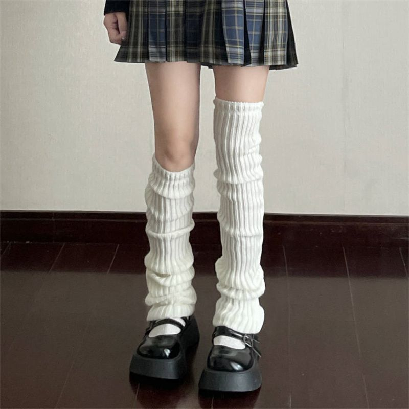 70cm 50cm 40cm Over Knee Japanese JK Uniform Leg Warmers Korean Lolita ...