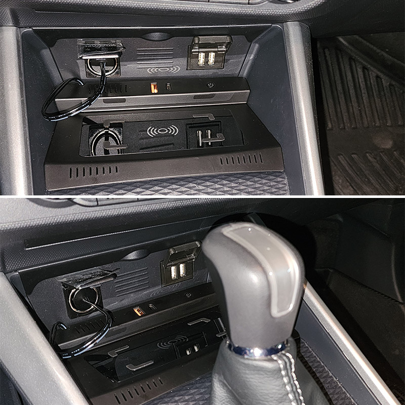 Vtear Qi Car Wireless Charger For Perodua ATIVA / Toyota Raize ...