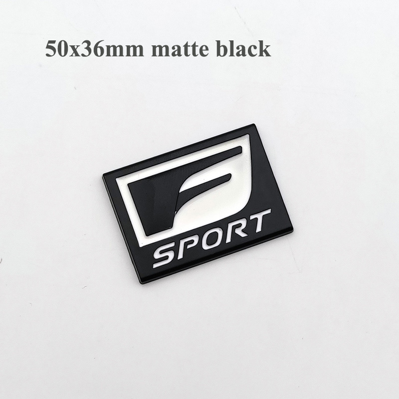 3D Metal Black Red Logo F SPORT Emblem FSPORT Nameplate Car Fender ...