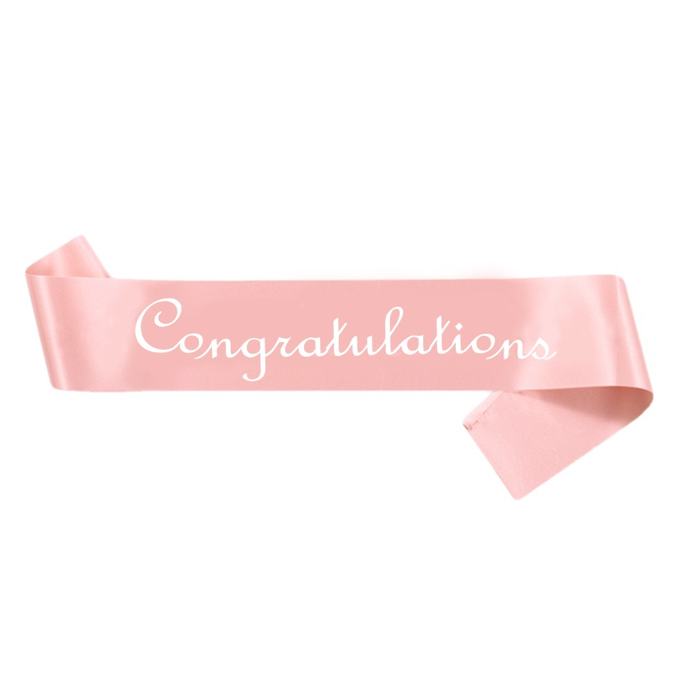 Congratulation Sash Graduation Party Accessory Decoration Party Favors ...