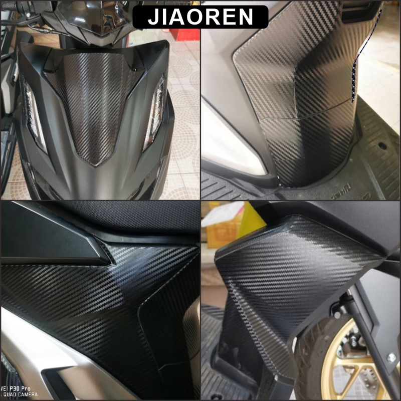 Honda click vario 160 carbon fiber sticker for motorcycle decal ...