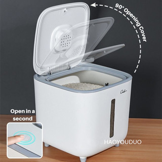 Rice Storage Box Grain Container Household Cereal Rice Bucket Insect ...