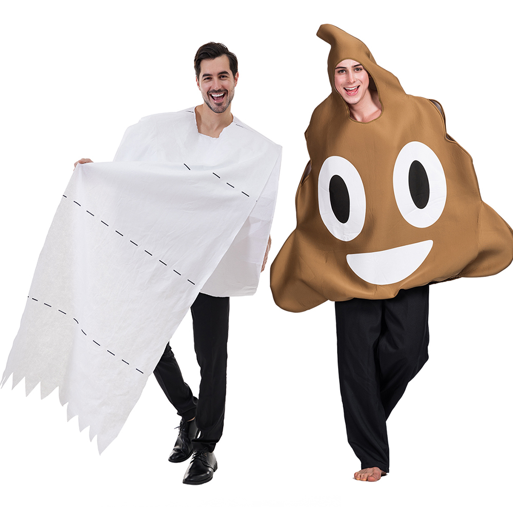 Ready Stock Adult Funny Giant Toilet Paper Roll Costume Halloween Large ...