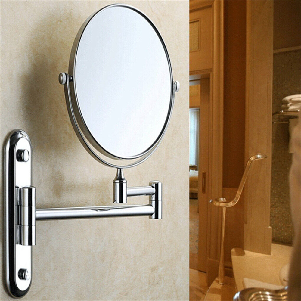 10X Magnifying Bathroom Shaving Makeup Mirror Wall Mounted 2-Side ...