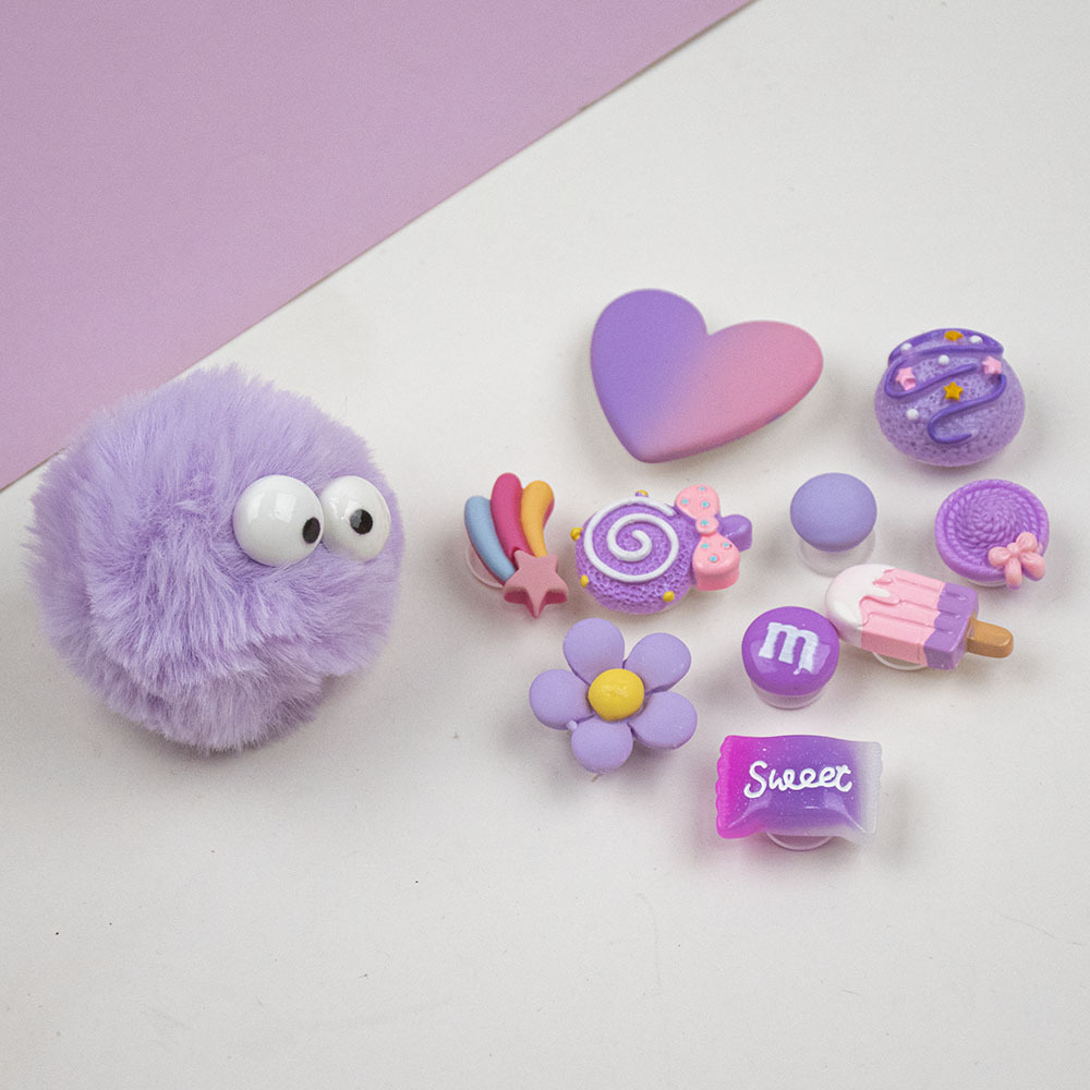 Jibbitz Charm Fashion Creative Cute Cartoon Colorful Pattern DIY Shoes ...