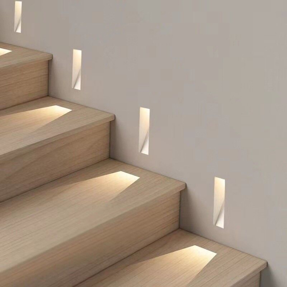 Sensor Wall Lamp Frameless Stair Wall Light Motion Detect Step Lighting ...