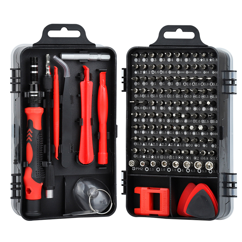 GEESO 115 in 1 Screwdriver Set Mini Magnetic DIY Repair Tool Kit ...