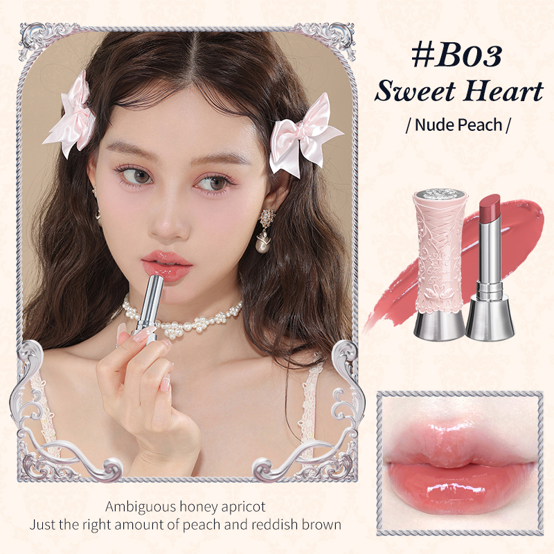 Flower Knows Swan Ballet Series Gincu Shine Solek Bibir Pigmentasi Tinggi Shine Lipstick 3.5g ...