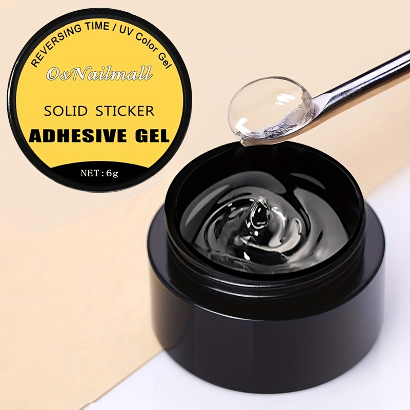 6g Solid Nail Patch Gel Gummy Adhesive Bond UV Glue No-Flowing ...