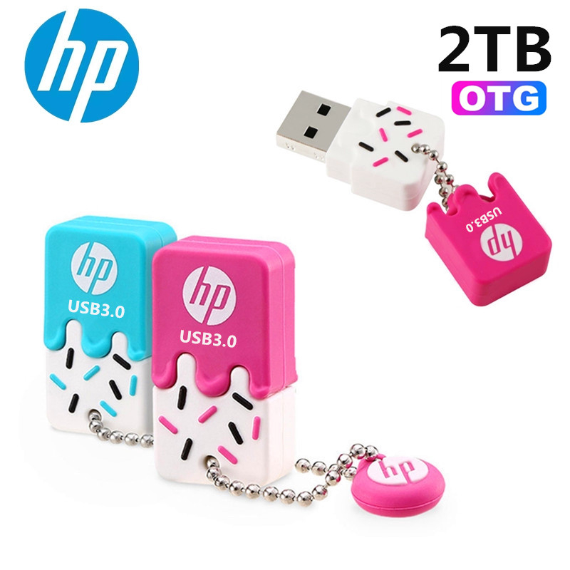 2TB 1TB USB Flash Drive 32gb 64gb 128gb USB3.0 Silicone Ice Cream ...