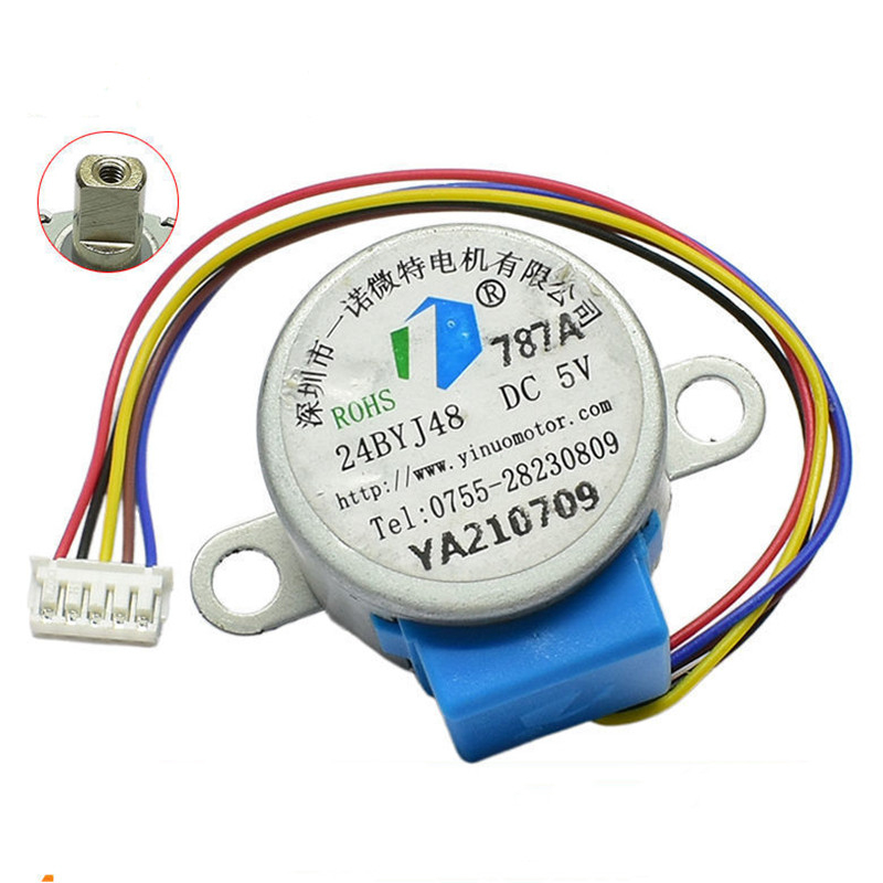 24byj48 Wireless Camera Monitor PTZ Motor 4 Phase 5 Wire DC 5V Gear ...